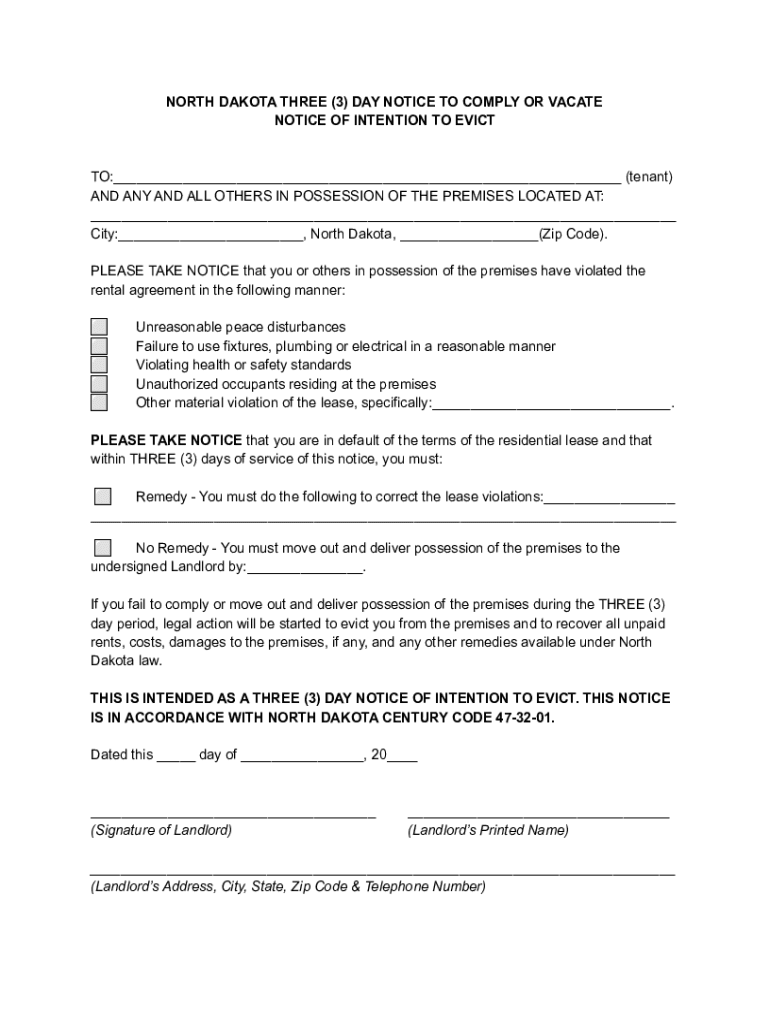 Fillable Online Eviction Notice Templates (4) - eForms Fax Email Print ...