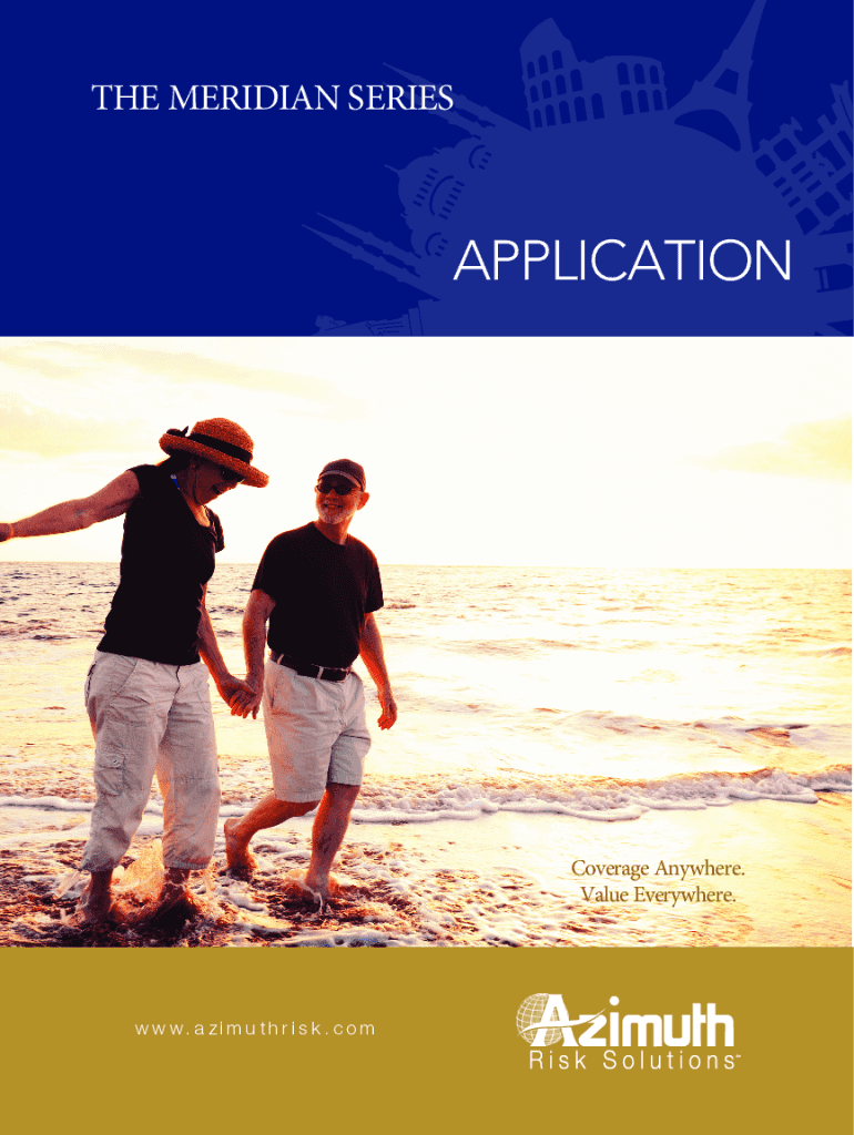 Fillable Online Azimuth Risk Solutions Travel Insurance Fax Email Print ...