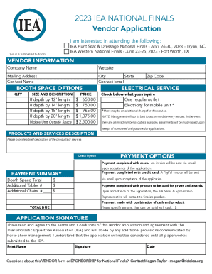 Fillable Online IEA Forms Fax Email Print - pdfFiller