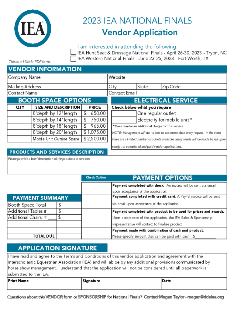 Fillable Online IEA Forms Fax Email Print - pdfFiller
