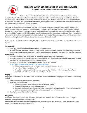 Fillable Online FSNA Future Leaders Scholarship Application Fax Email ...