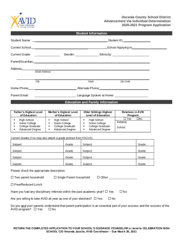 Student Services / Student Enrollment Ination Doc Template | pdfFiller