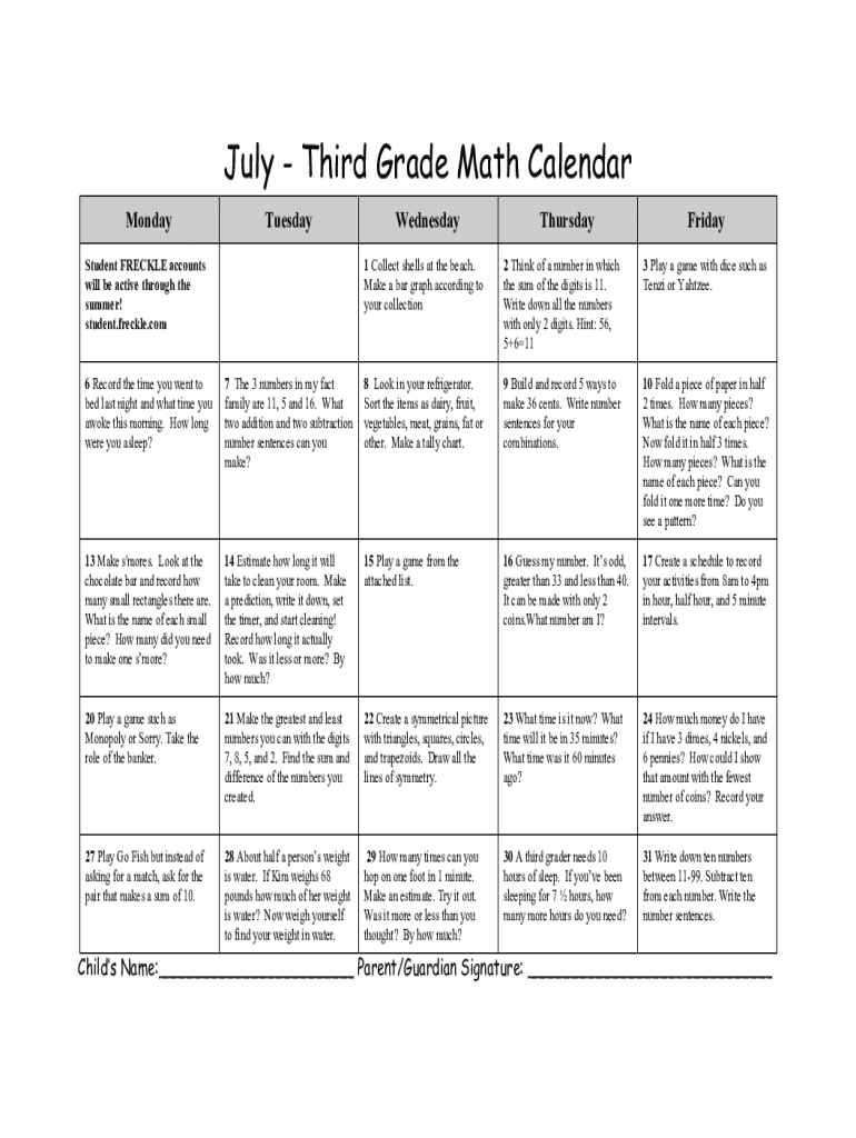 Fillable Online What math reporting and data is available on Freckle ...