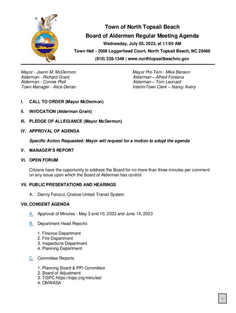 Fillable Online Record of Decision North Topsail Beach Restoration ...