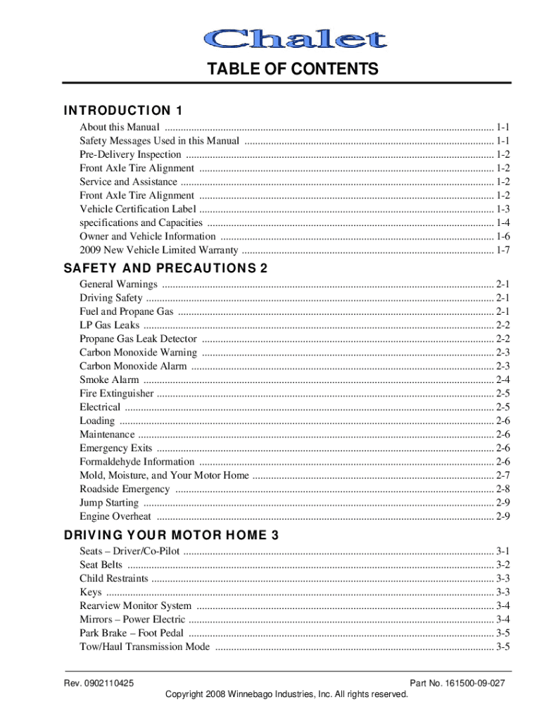 Fillable Online Safety Messages Used In This Manual; Pre-Delivery ...