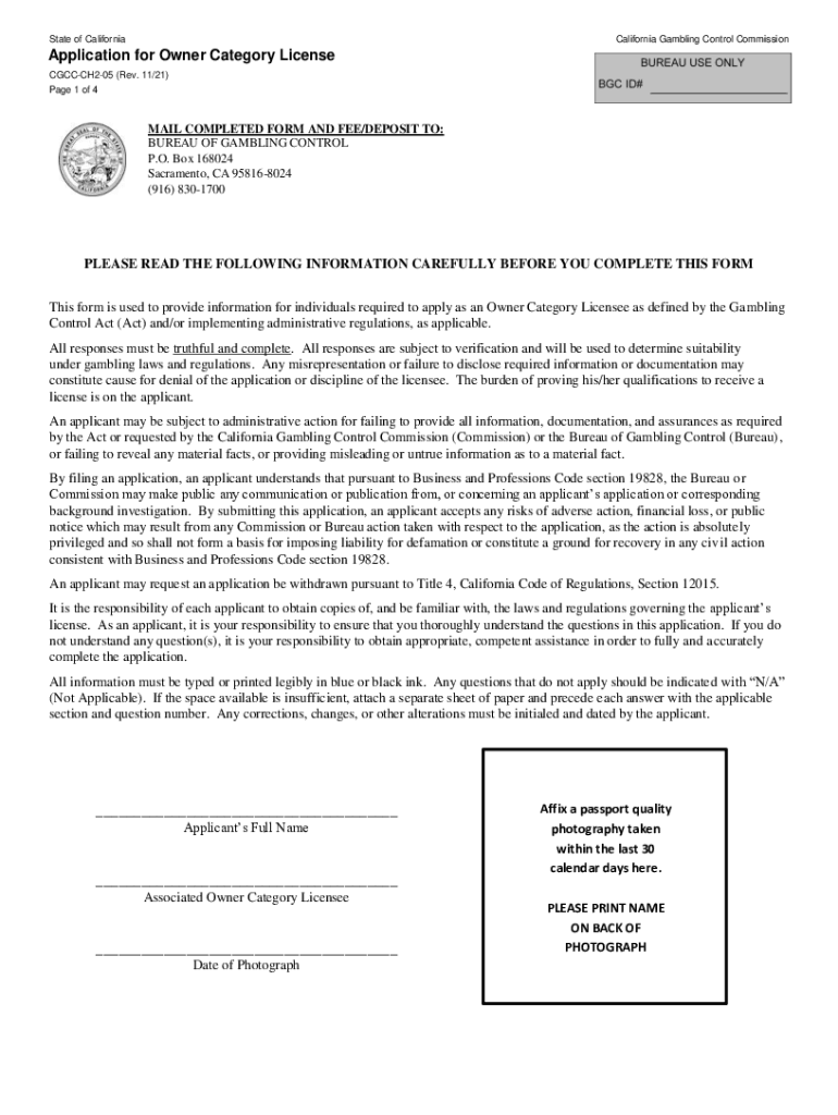 Fillable Online Inventory of the Gambling Control Commission Records ...