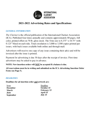 Fillable Online The Clarinet JournalInternational ... Fax Email Print - pdfFiller