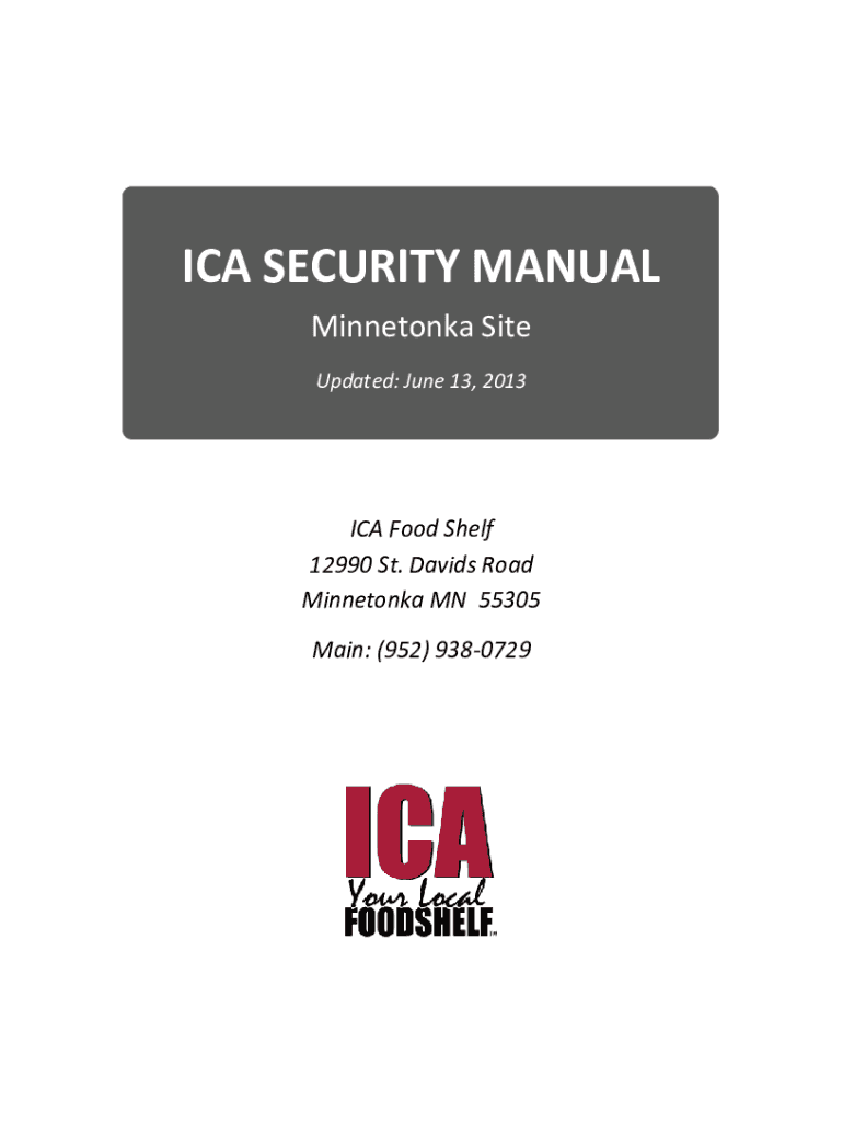 Fillable Online Emergency Bags - ICA Food Shelf serving Hopkins, MN Fax ...