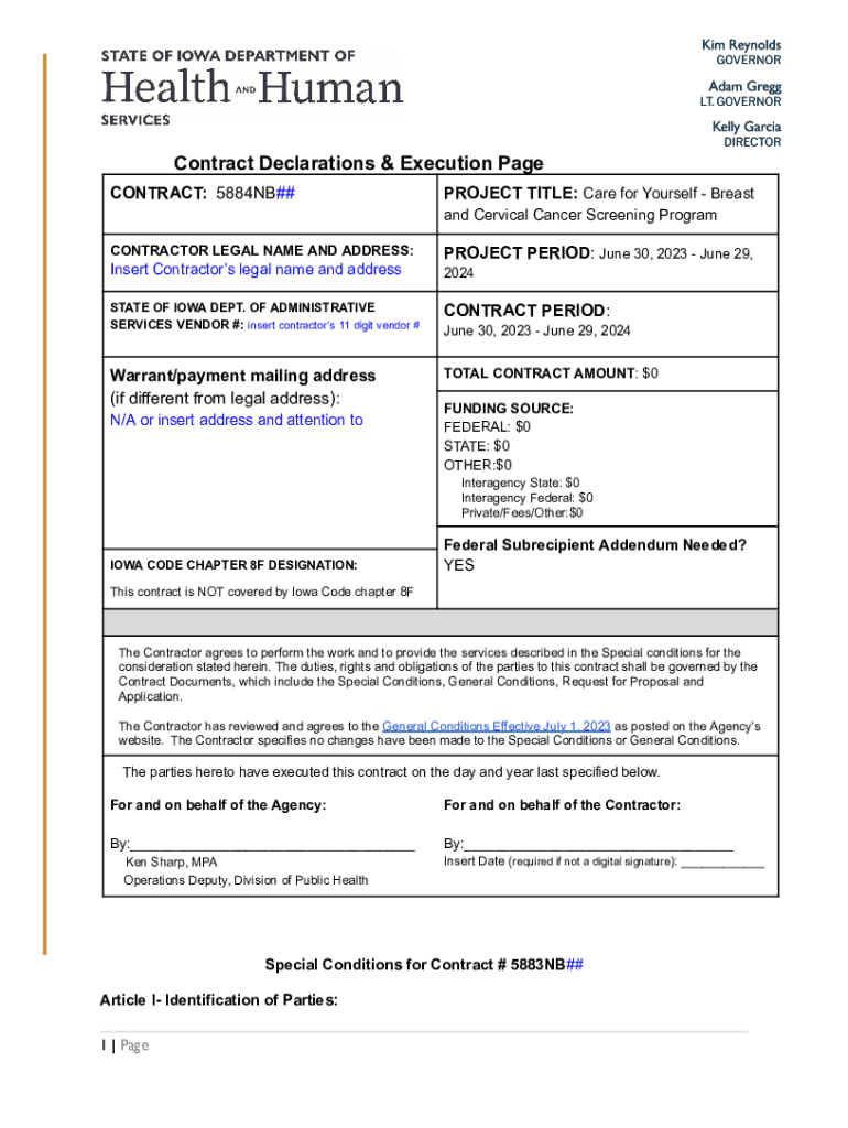 Fillable Online D. Draft FY24 CFY-BCC Contract Template.docx Fax Email ...
