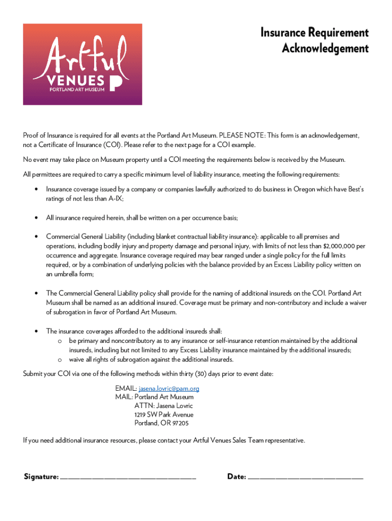 Fillable Online Producer's Guide: Certificates of Insurance in Film Fax ...