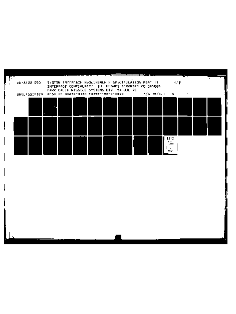 Fillable Online System Interface Requirements Specification. Part II ...