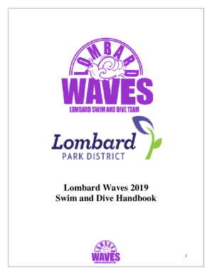 Fillable Online DC WAVE - SWIM TEAM Swimmer & Parent Handbook Fax Email ...