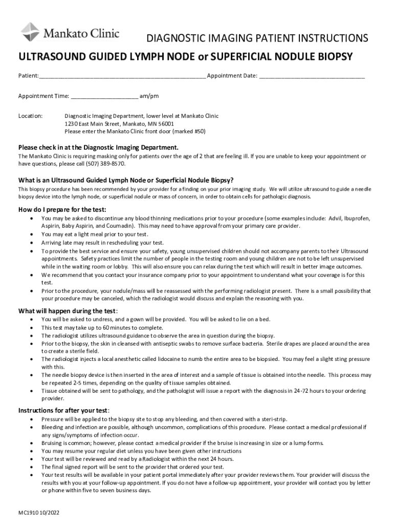 Fillable Online Ultrasound-Guided-Lymph-Node-or-Superficial-Nodule- ... Fax Email Print - pdfFiller