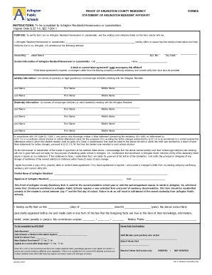 Fillable Online Residency Form B- Revised January 2023 Fillable Fax ...