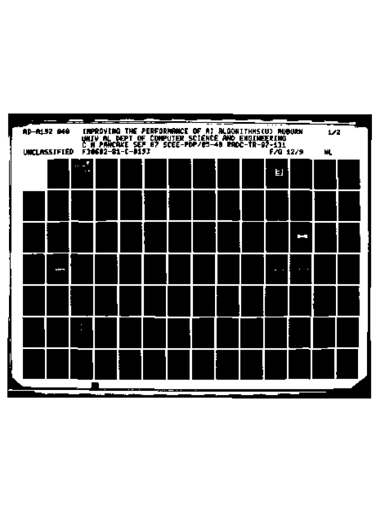Fillable Online Improving The Performance Of Ai Algorithms The Feasibility Of Improving The