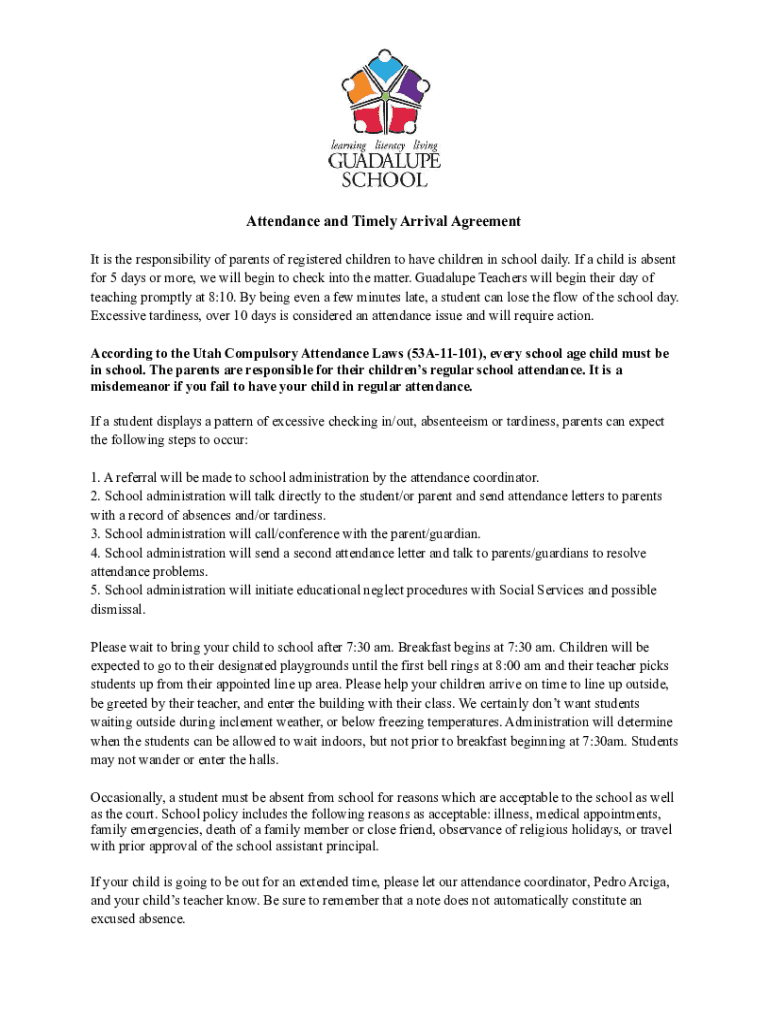 Fillable Online Truancy and Attendance Frequently Asked Questions Fax ...