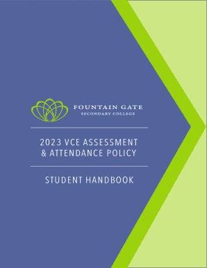 Fillable Online The Victorian Certificate of Education - VCE Fax Email ...