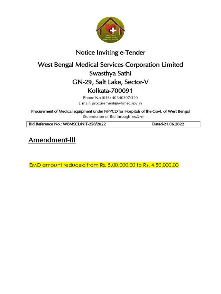 Fillable Online Procurement of Medical equipment under NPPCD for Hospitals of the Govt Fax Email ...