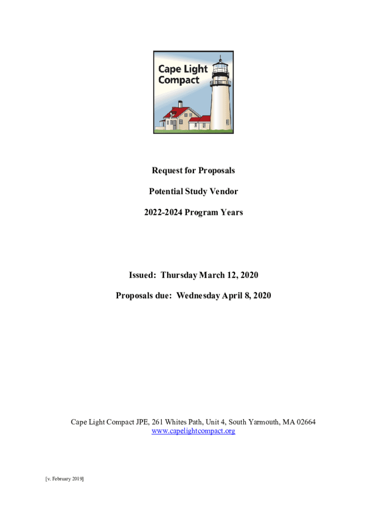 Fillable Online Requests for Proposals (RFP) - Cape Light Compact Fax ...