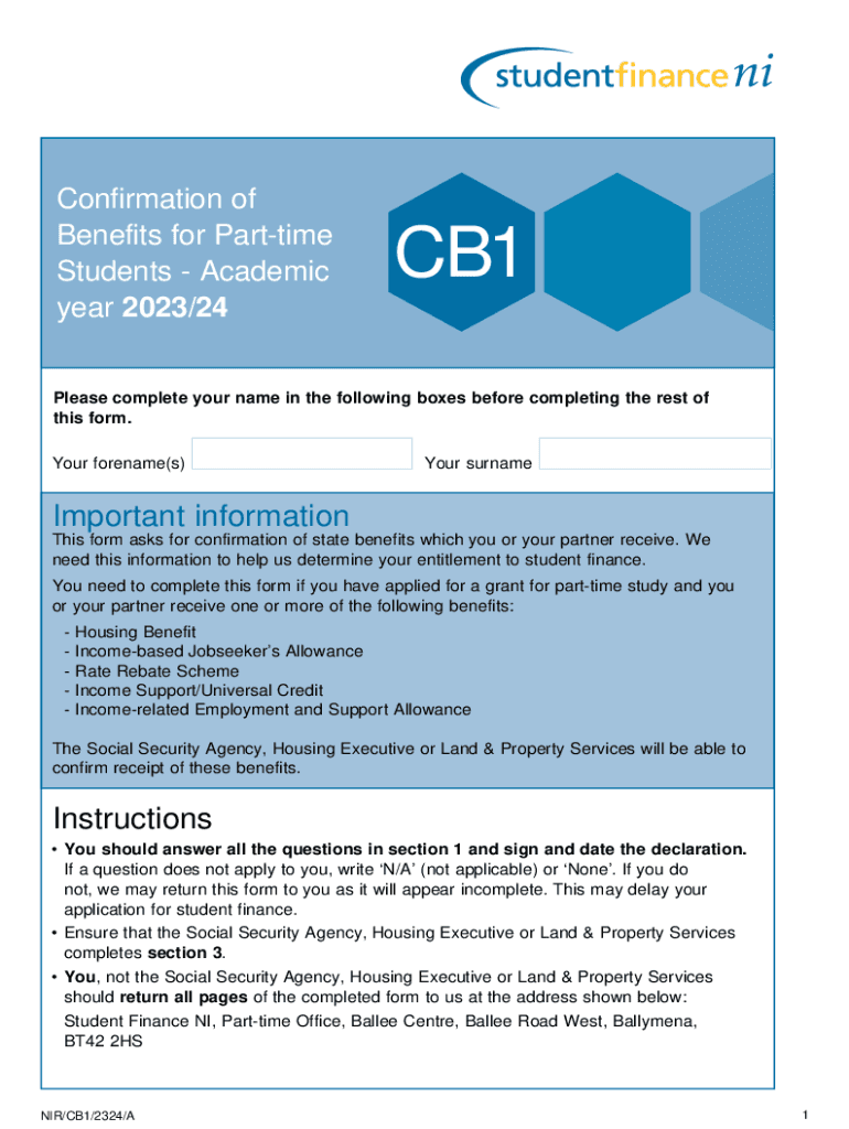 Fillable Online NIR CB1 Form Fax Email Print - pdfFiller