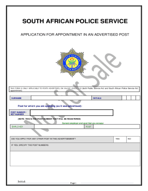 Fillable Online Saps application form: Fill out & sign online Fax Email ...