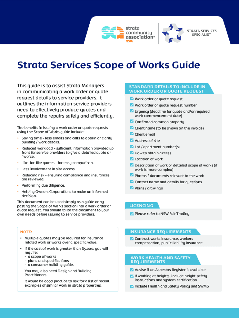 Fillable Online 19346 CHU SCA Scope of Works flyers & forms Fax Email ...