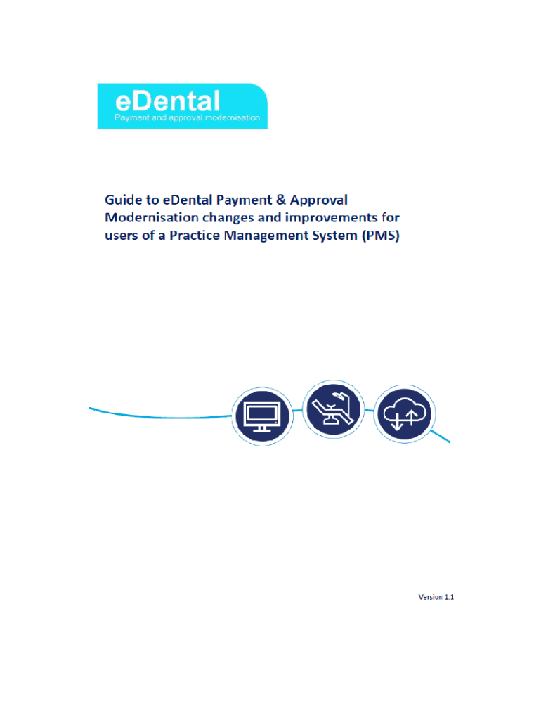 Fillable Online Guide to eDental Payment & Approval Modernisation ...