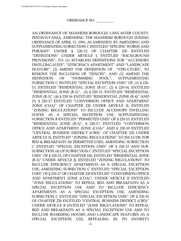 Fillable Online agenda manheim borough planning commission Fax Email ...