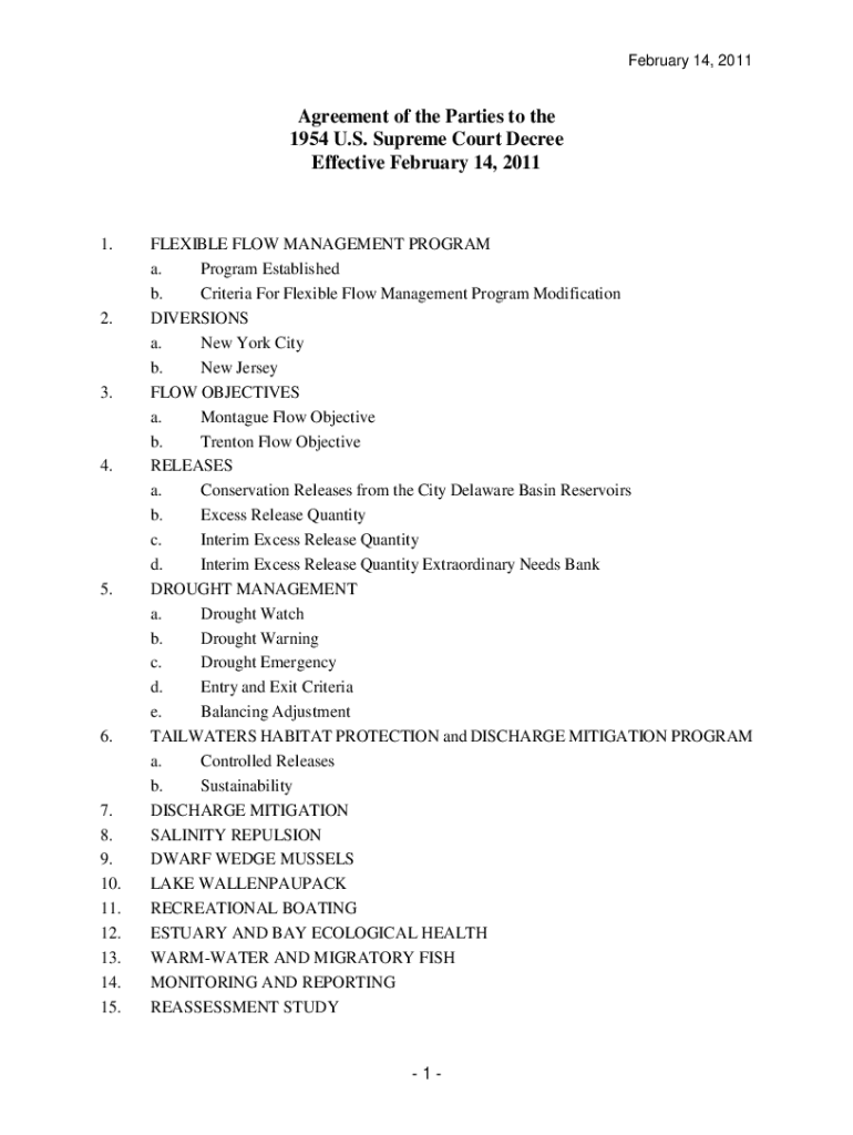 Fillable Online agreement for a flexible flow management program Fax Email Print - pdfFiller