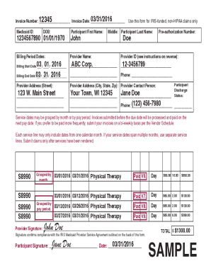 Fillable Online Sample Vendor Invoice.pdf Fax Email Print - pdfFiller