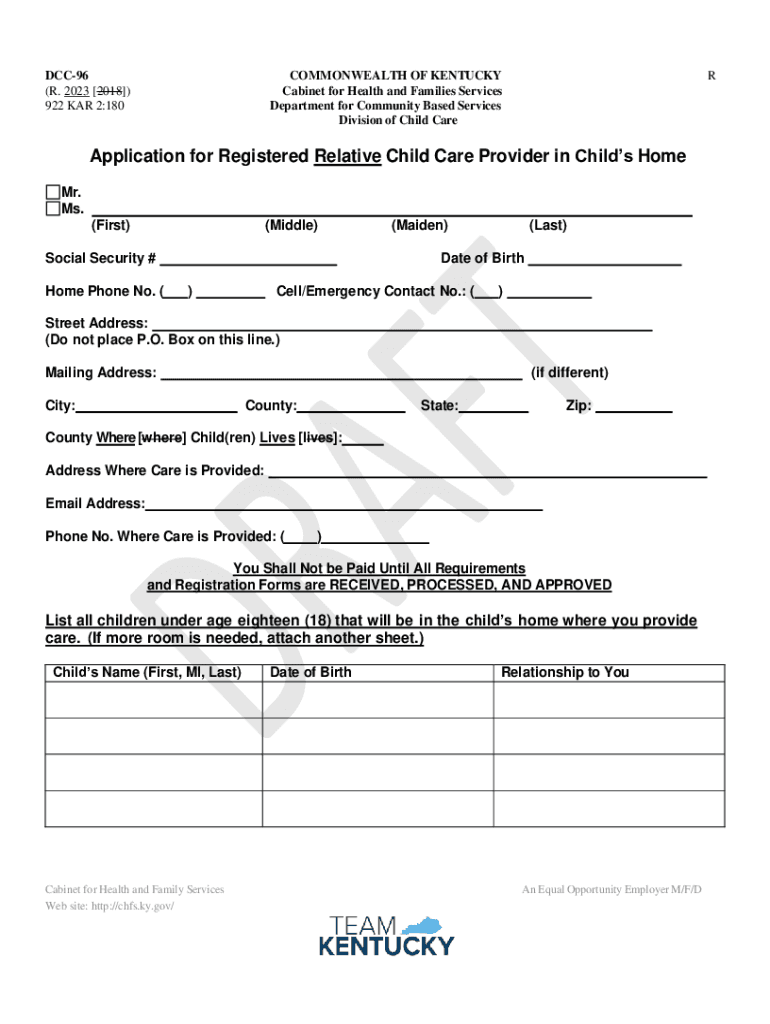 Fillable Online Section 922 KAR 2:120 - Child-care center health and ...