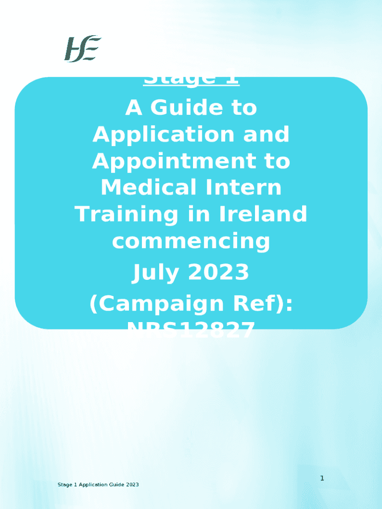 A Guide To Application and Appointment To Intern Training ... Doc Template | pdfFiller