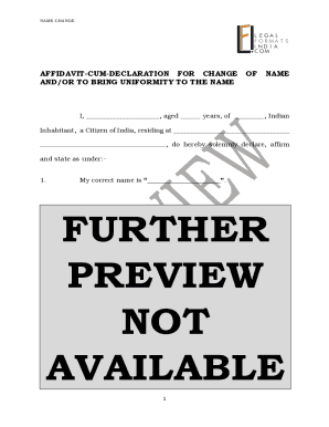Fillable Online DECLARATION BY PARENTS SWORN AFFIDAVIT Fax Email Print - pdfFiller