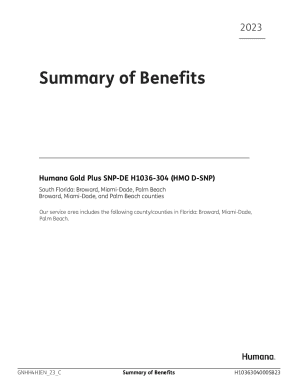 Fillable Online Humana Gold Plus H1036-062C (HMO) Fax Email Print ...
