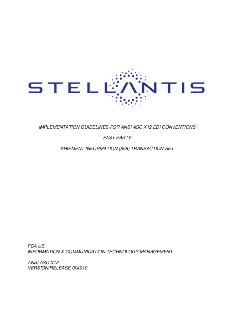 Fillable Online DoD Transportation Electronic Data Interchange (EDI ...