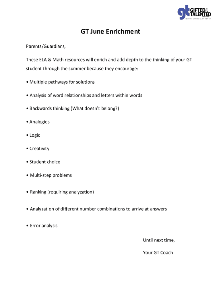 Fillable Online 5th ELA end of year enrichment resources Fax Email Print - pdfFiller