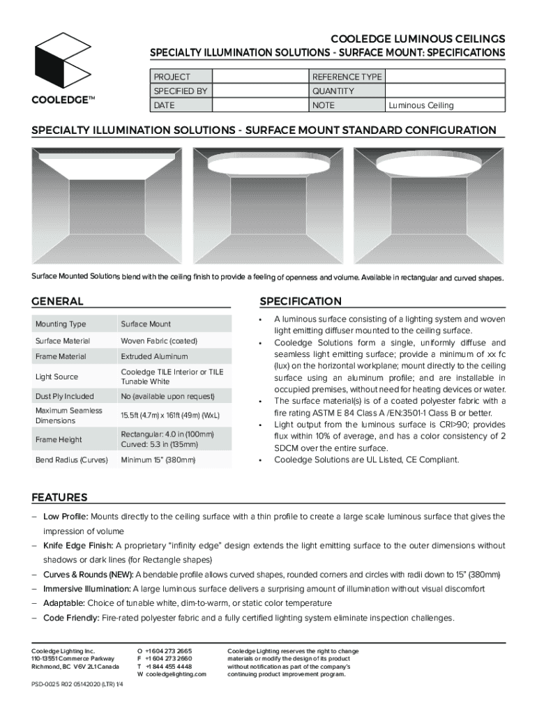 Fillable Online Products - Luminous Ceilings Fax Email Print - pdfFiller