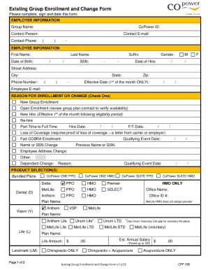 Fillable Online New Group Enrollment/Waiver Form Fax Email Print ...