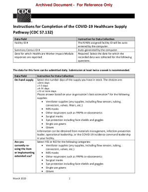 Fillable Online 57.132 Instructions for Completion of the COVID-19 ...