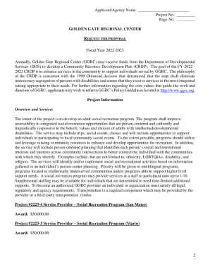 Fillable Online My daughter is a client of GGRC, (Golden Gate Regional ...