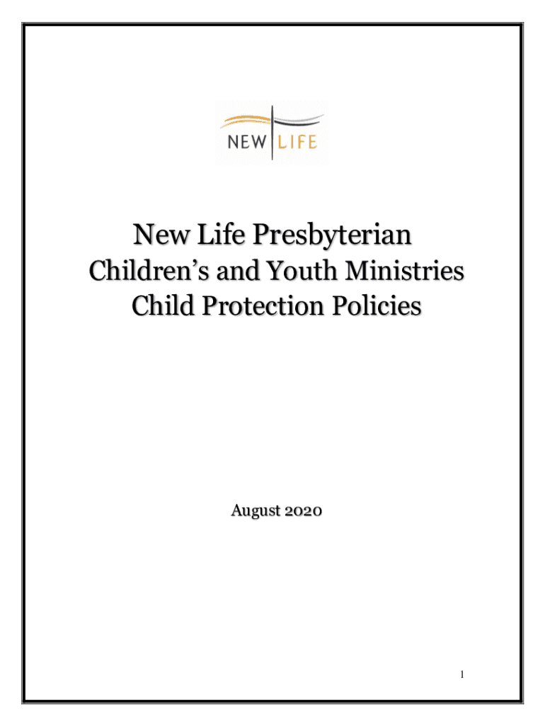 Fillable Online Johns Creek Presbyterian Church - Child Protection ...