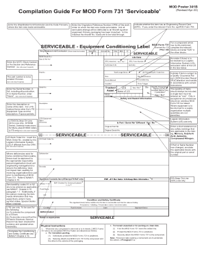 Fillable Online Mod Form 731 - Fill Out and Sign Printable PDF Template ...