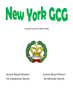Fillable Online Grand Royal Matron HL Stephanie Storck ... Fax Email ...