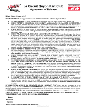 Fillable Online Le Circuit Quyon - What to Know BEFORE You Go ... Fax ...