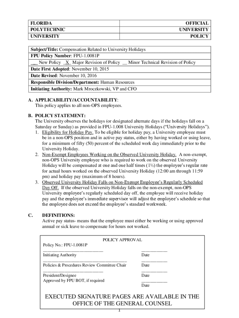 Fillable Online Student Success Plan Florida Polytechnic University ... Fax Email Print - pdfFiller