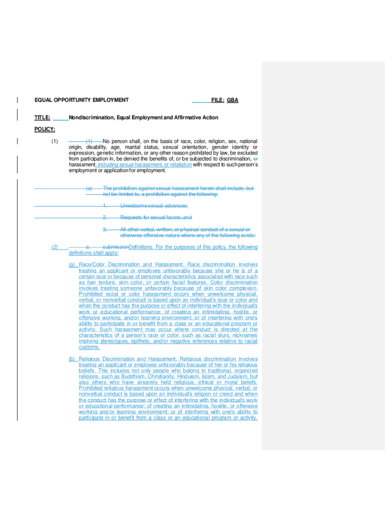 Fillable Online The future of affirmative action in the workplace Fax Email Print - pdfFiller