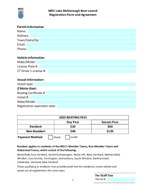 Fillable Online MDC Lake McDonough Boat Launch Registration Form ...