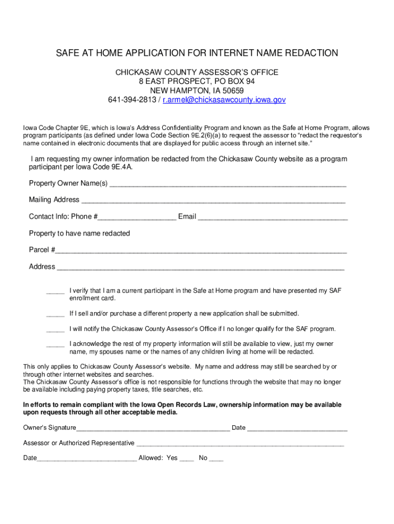 Fillable Online Safe At HomeWisconsin Department of Justice Fax Email ...