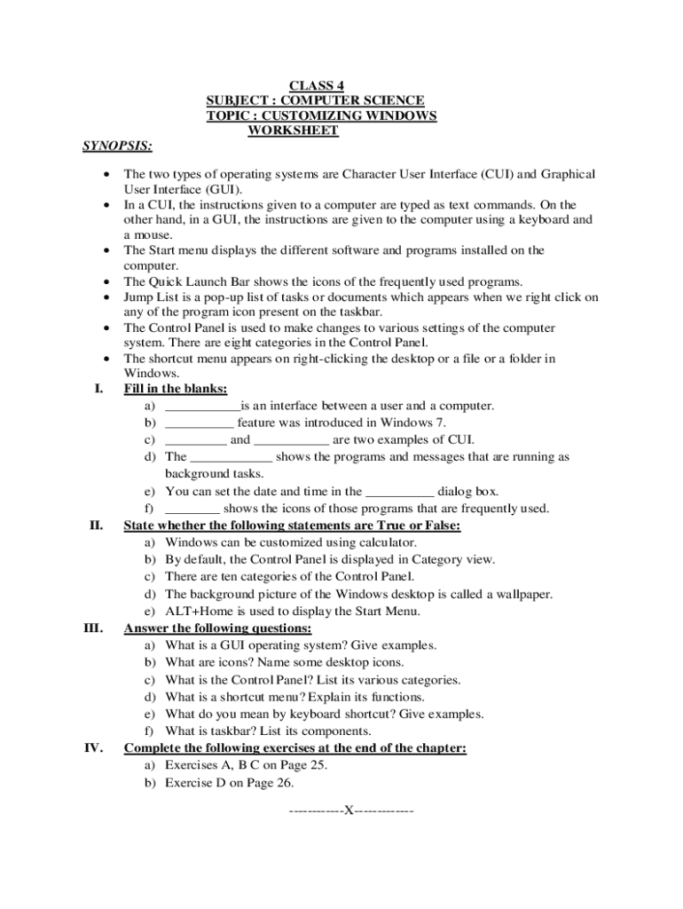 Fillable Online What Is A Graphical User Interface Gui Definition