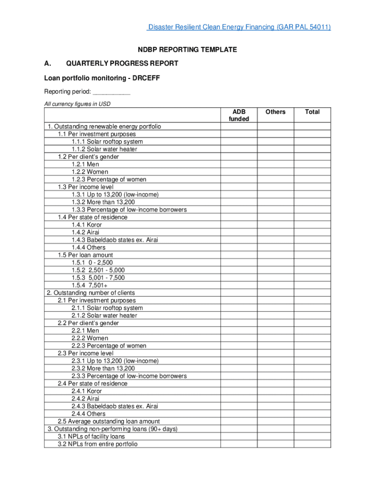 Fillable Online The enhancement of resilience to disasters and climate ...
